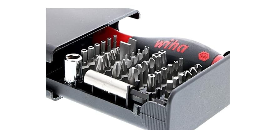 Wiha 71990 Standard Security Bit Set, 39 Piece
