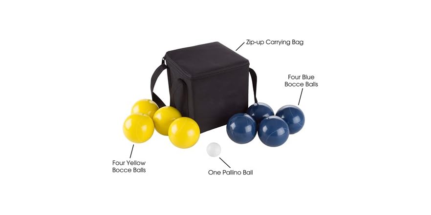Bocce Ball Set with Carrying Case