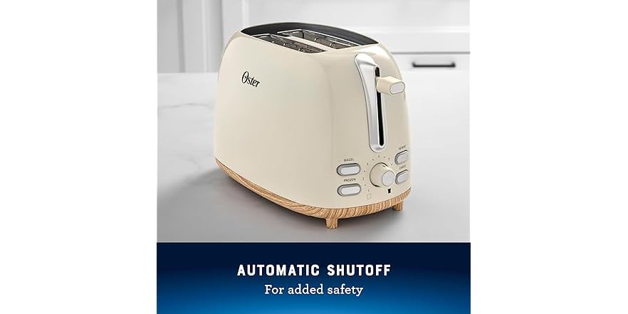 Oster 2-Slice Toaster with Extra Wide Slots