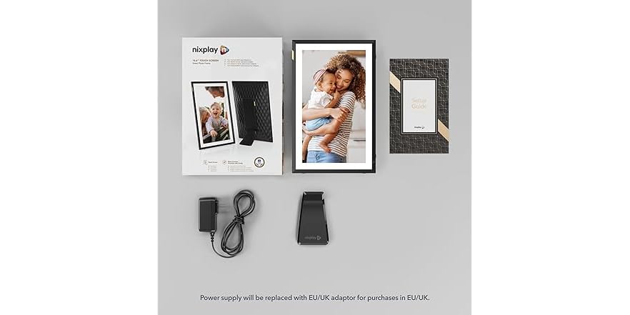 (NEW) Nixplay Digital Touch Screen Picture Frame with WiFi - 15.6 ...
