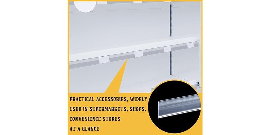 25 PC Self Adhesive Shelf Label Strips