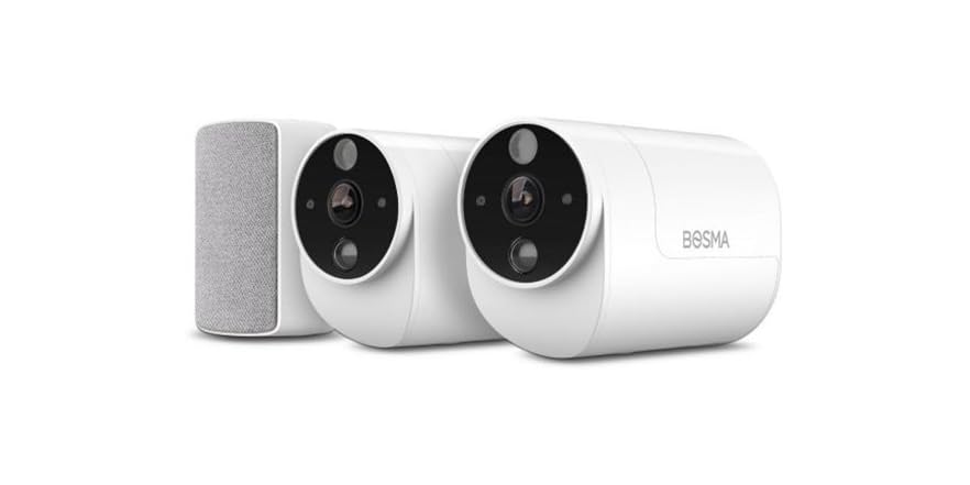 Bosma EverView 2K Wire-Free Security Cam 2pack