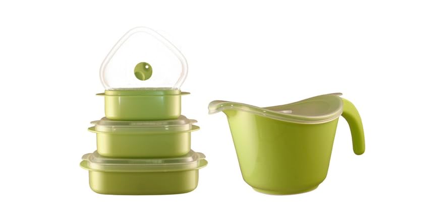 Batter Bowl, Lid & 6-Piece Set Lime