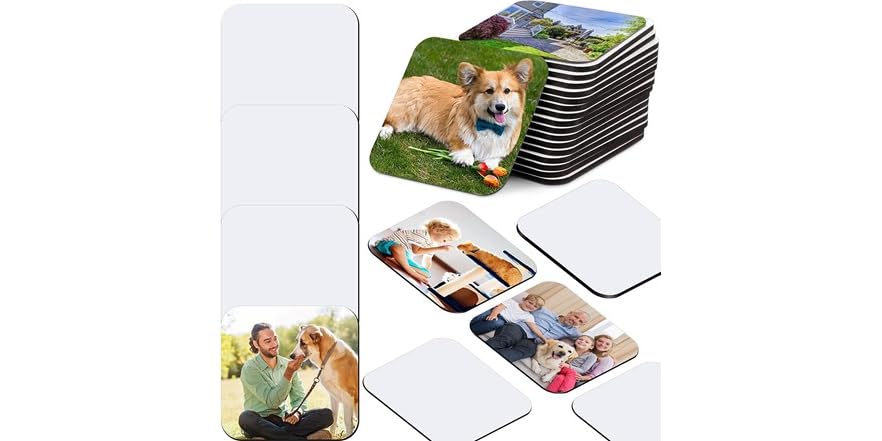 Blank Refrigerator Magnets 16 pcs