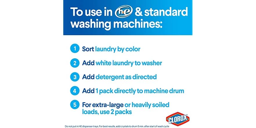 Clorox Bleach Packs Laundry Pods