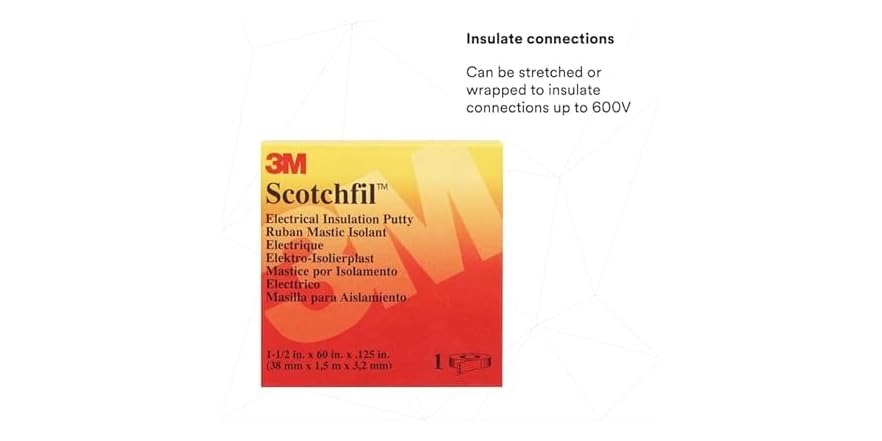 3M Black Rubber Electrical Insulation Putty