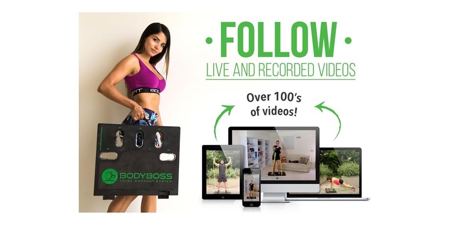 BodyBoss Home Gym 2.0 - Full Portable Gym + Resistance Bands