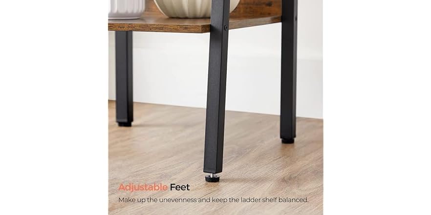 VASAGLE Bookshelf, 4-Tier Narrow (Open Box)