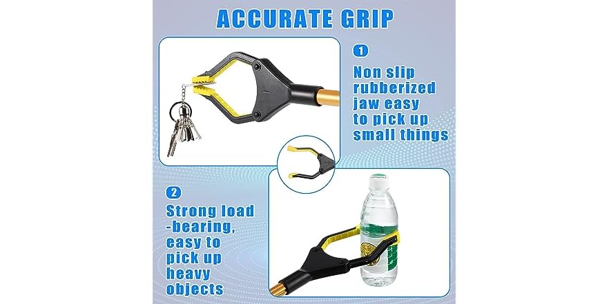 6 Pcs Grabber Reacher Tool 32"