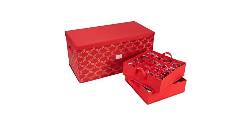 Box Organizer, with Dividers, (Red)