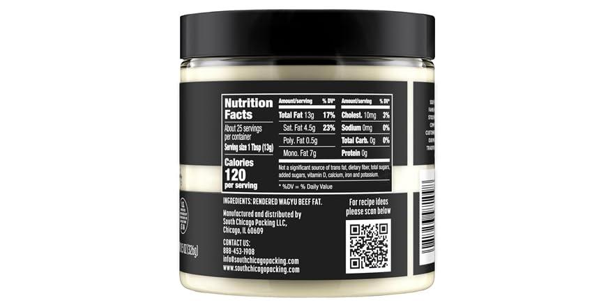 South Chicago Packing Wagyu Beef Tallow, 11.5 Oz