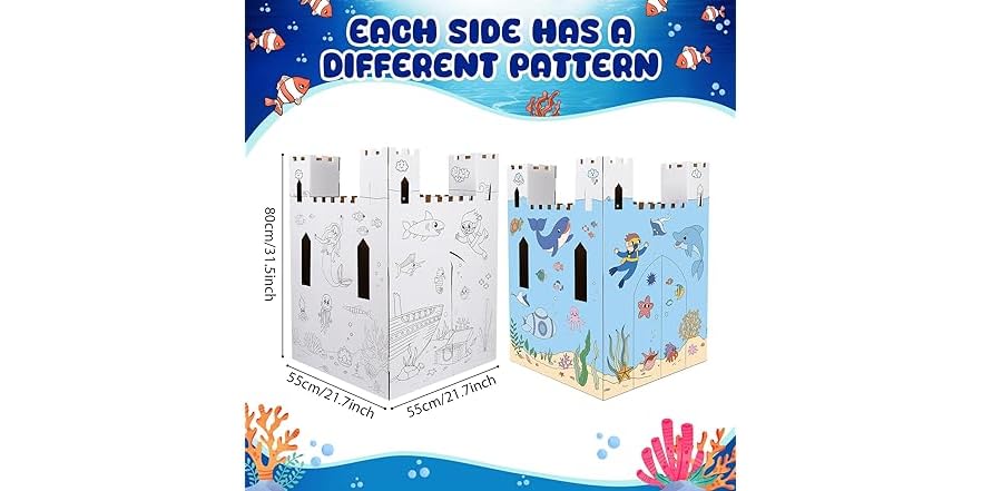 1 PC Under The Sea Cardboard DIY Craft