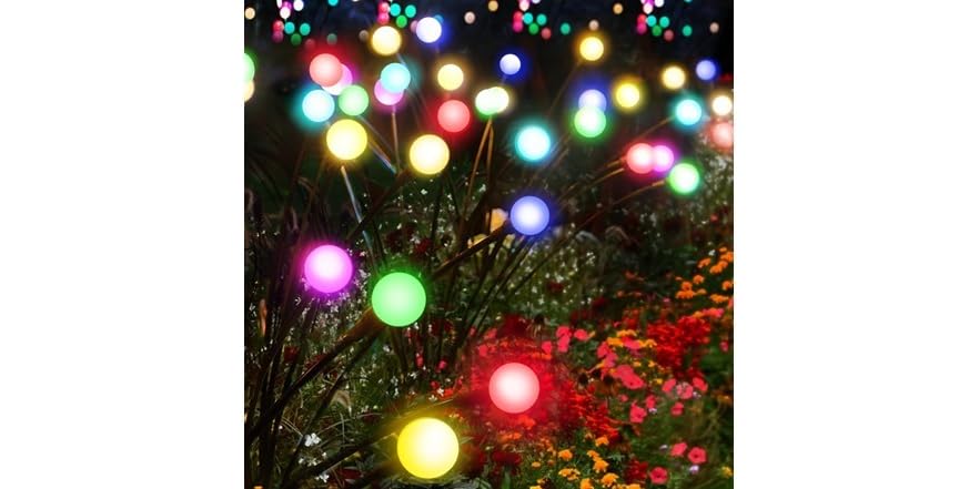 4-PK Firefly Lights with Flexible Wires Multi Color