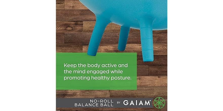 Gaiam Total Body Balance Ball Kit 75cm