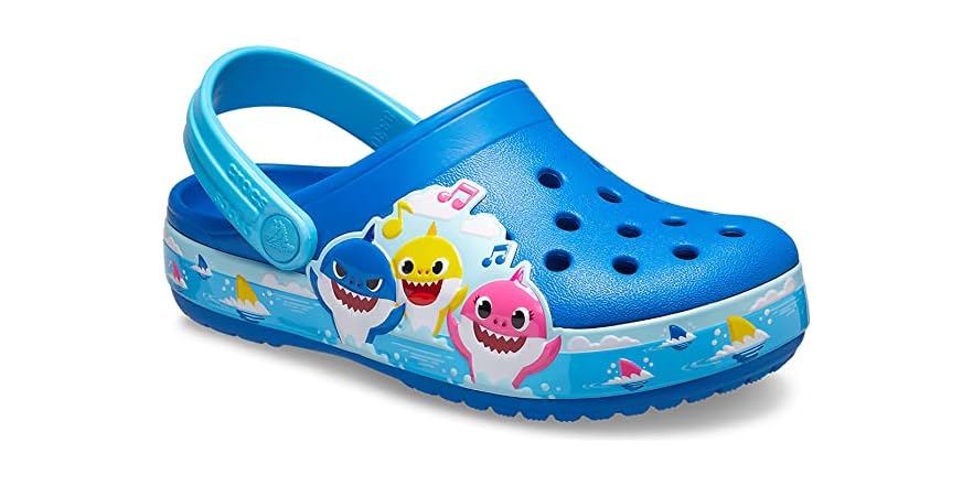 Crocs Kids' Baby Shark Band Clog, 10 Toddler