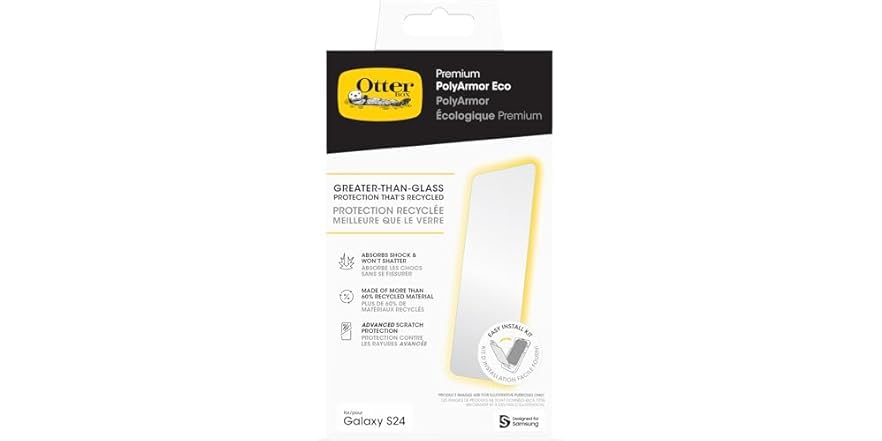 OtterBox Samsung Galaxy S24 Series Screen Protector Polyarmor Premium