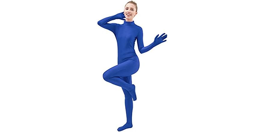 One Piece Spandex Suit, Blue