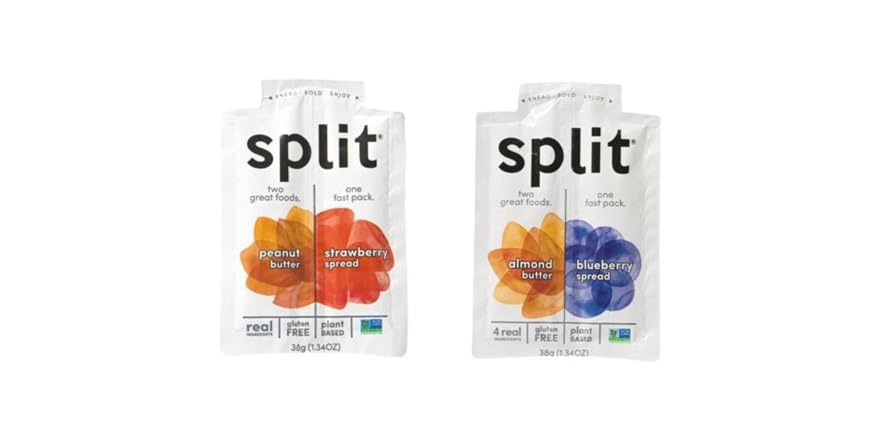 Split Nutrition PB&J Squeeze Packs 40 Ct