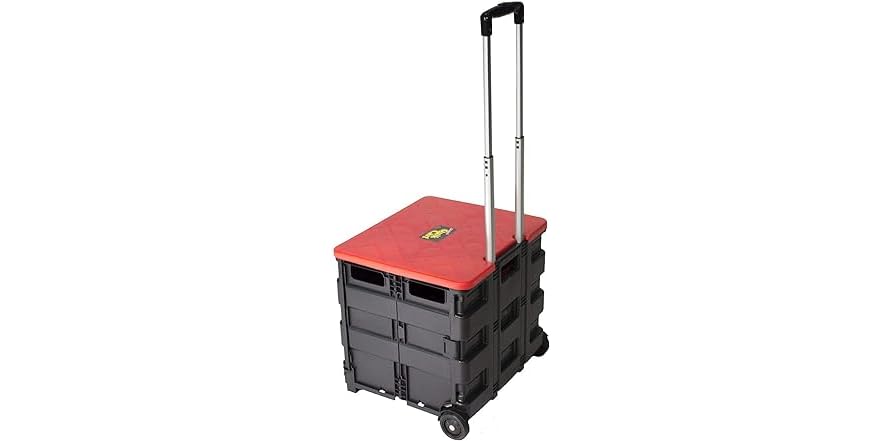 dbest products Collapsible Rolling Crate