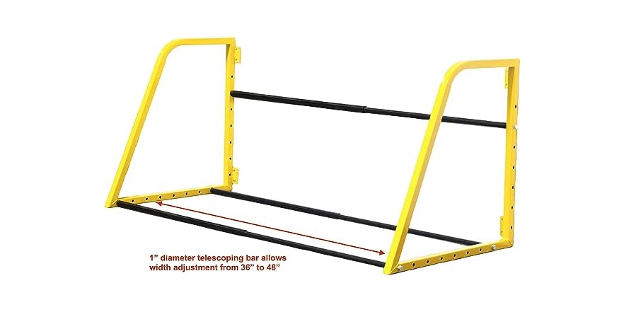 MAXXHAUL Adjustable Wall Mount Tire rack