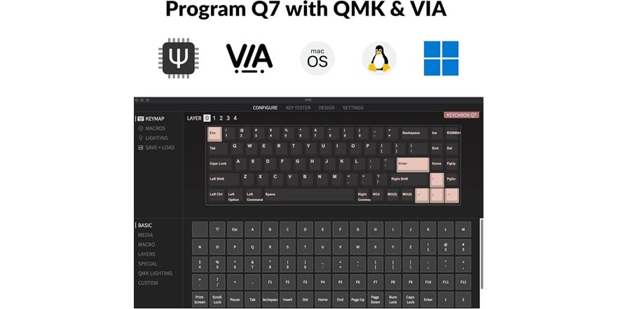 Keychron Q7 Hot-Swappable Mechanical Keyboard