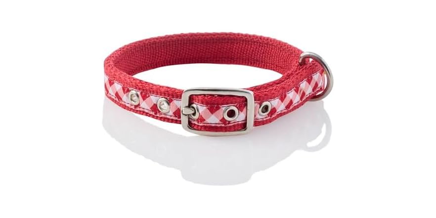 Adjustable Recycled Ribbon Dog Collar
