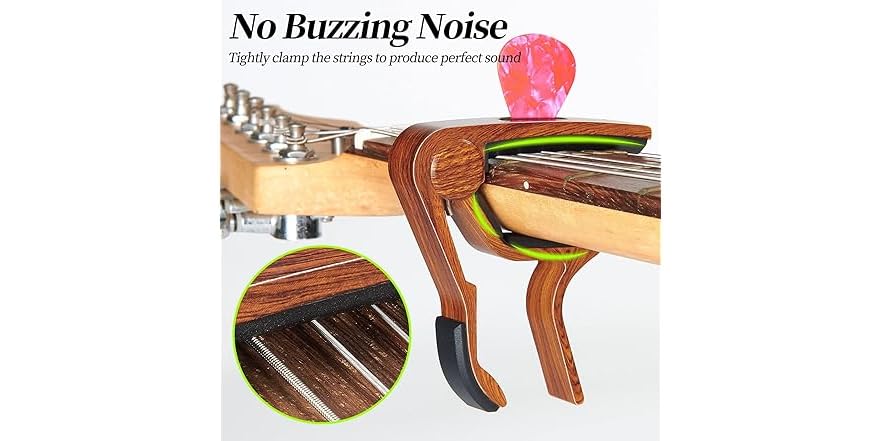 6 Pack Guitar Kapo Clip Clamps