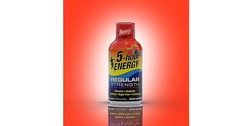 5-hour ENERGY Shot, Regular/Berry, 10ct