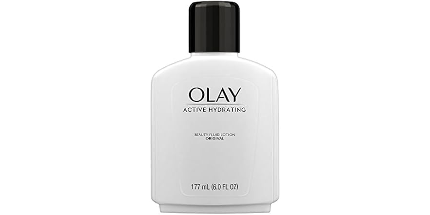 Olay Active Hydrating Beauty Fluid Lotion, Original, 6.0 Fl Oz