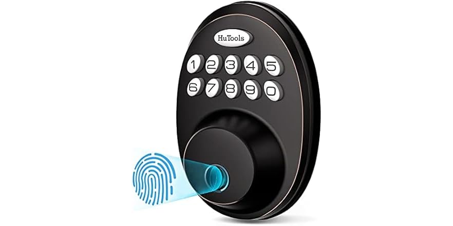 HuTools HT02 Finger Print Deadbolt Lock ORB