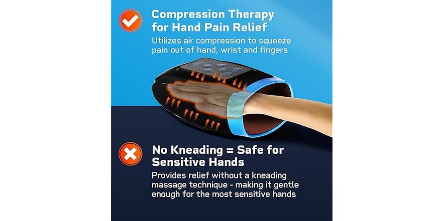 LifePro Legra Plus Hand Massager, Black