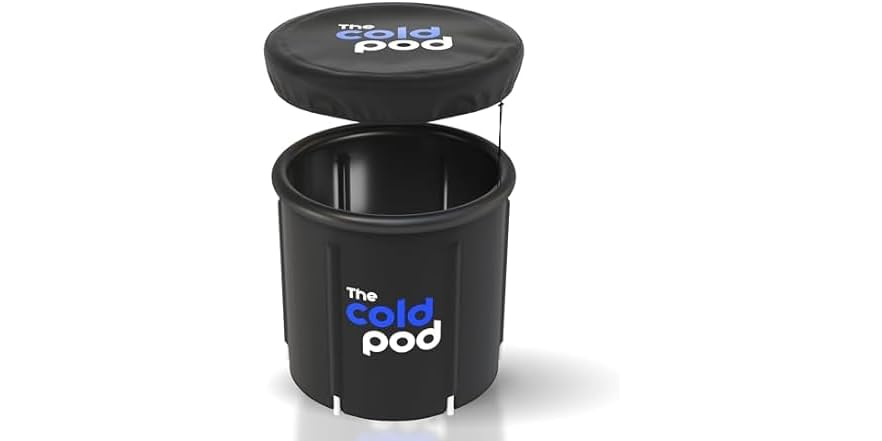 The Cold Pod Ice Cold Plunge Tub Black
