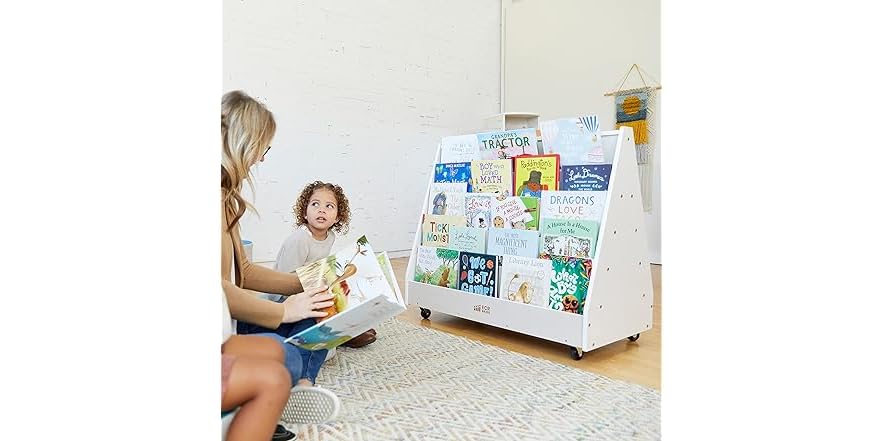 ECR4Kids Mobile Book Display White