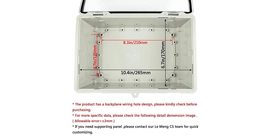 Plastic Dustproof Waterproof Junction Box