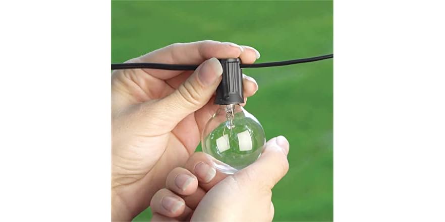 Mr. Beams Outdoor String Lights: 50 feet