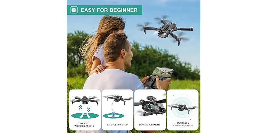 MSMV Drone with HD FPV Camera (Open Box)