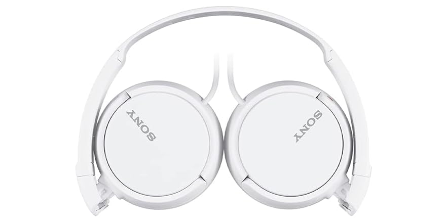Sony ZX Series Wired Headphones, White