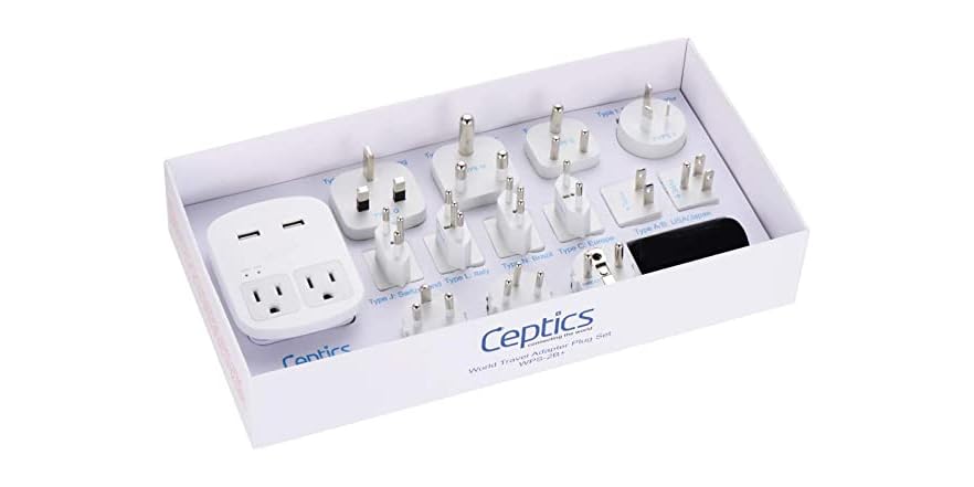 International Plug Adapter Kit