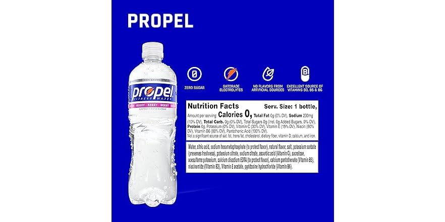 Propel Berry Drinking Water Pack of 12