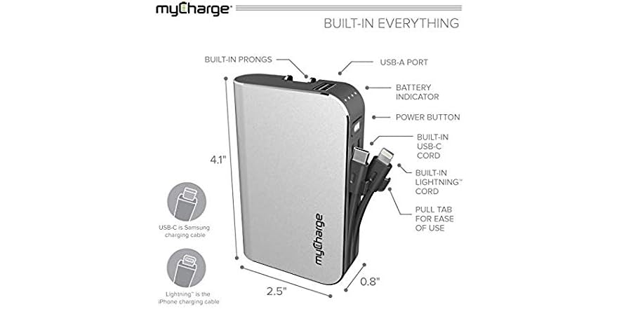 myCharge Portable Charger Power Bank