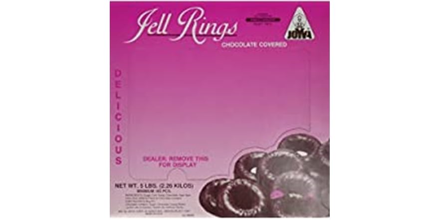 Chocolate Covered Jelly Rings by Joyva