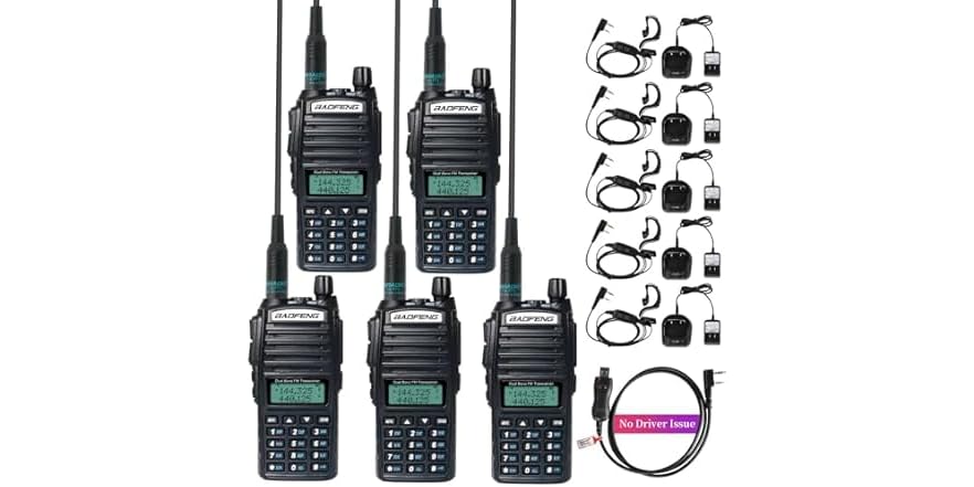 Two-way Radio Walkie Talkie 5 Pack