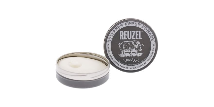 REUZEL Extreme Hold Matte Pomade, Strongest All Day Hold, 1.3 oz, 2 Tins