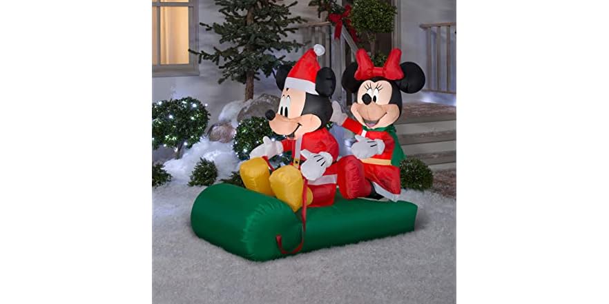 Gemmy Inflatable 5' Mickey Mouse & Minnie
