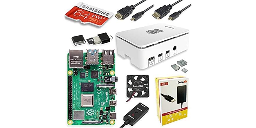 CanaKit Raspberry Pi 4 4GB Starter MAX Kit