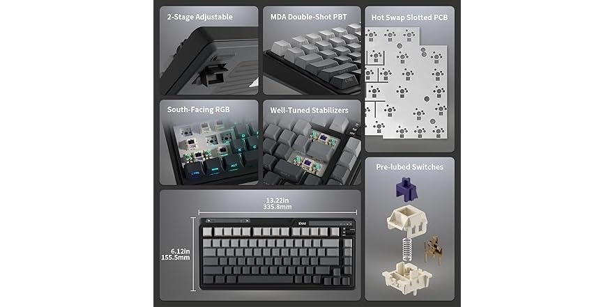 KZZI K75 Lite Wireless Mechanical Keyboard