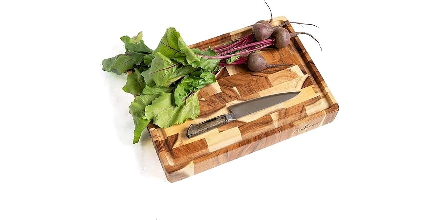 Thirteen Chefs Acacia Large Wood Cutting Board