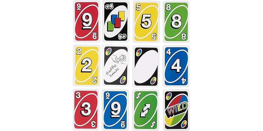 Mattel Games UNO Color & Number Matching Card Game