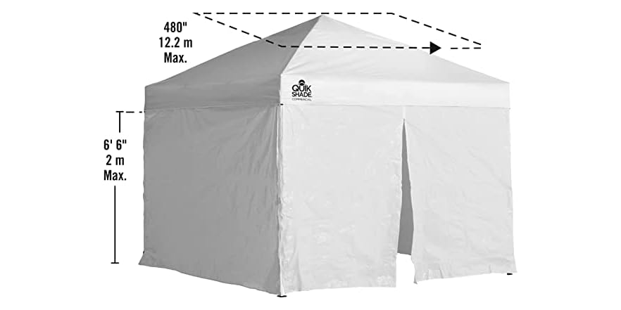 Quik Shade 10' x 10' Instant Canopy Wall