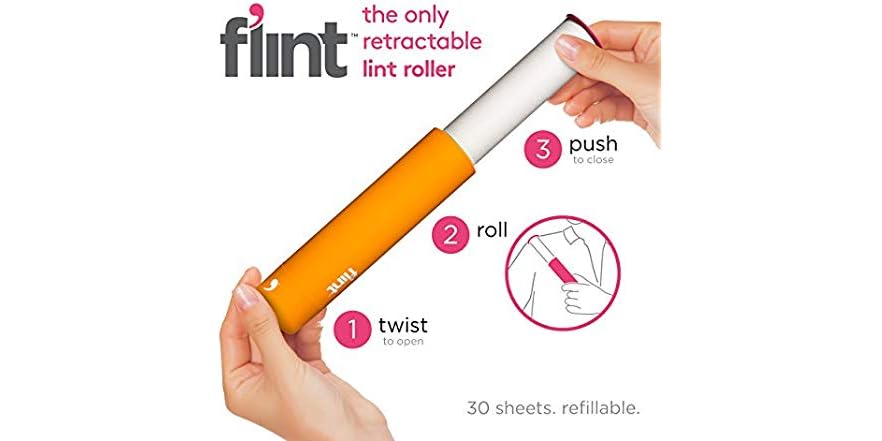 Flint Retractable Lint Roller
